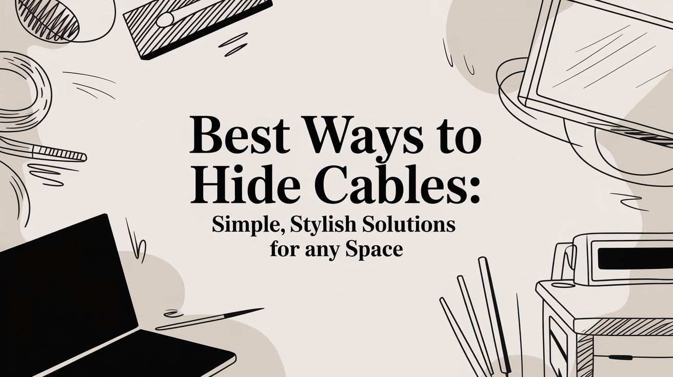 Hide Cables in Any Room: 10 Simple Solutions That Work – EVEO TV