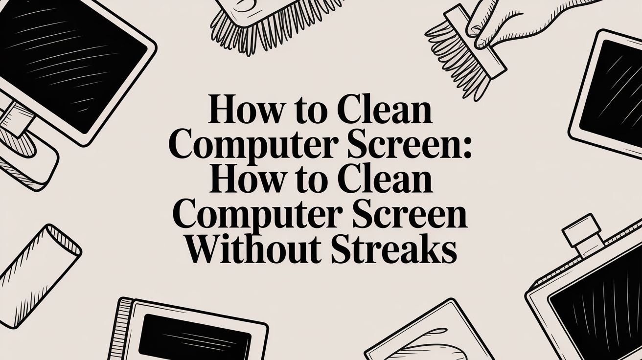 Computer Screen Care: Weekly and Monthly Cleaning Schedule – EVEO TV